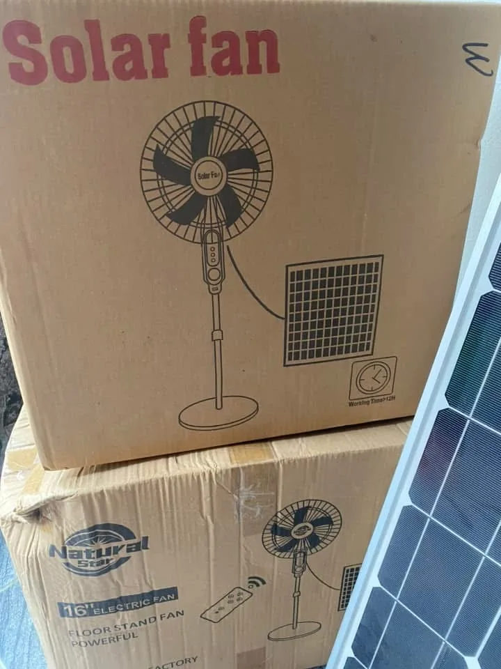 U.S.B Solar Fan With Solar Panels Price in Nigeria at Nature Solar ...