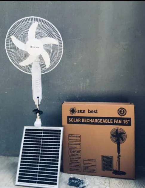 16″ Sunbest Solar Rechargeable Fan Price in Nigeria at Nature Solar ...