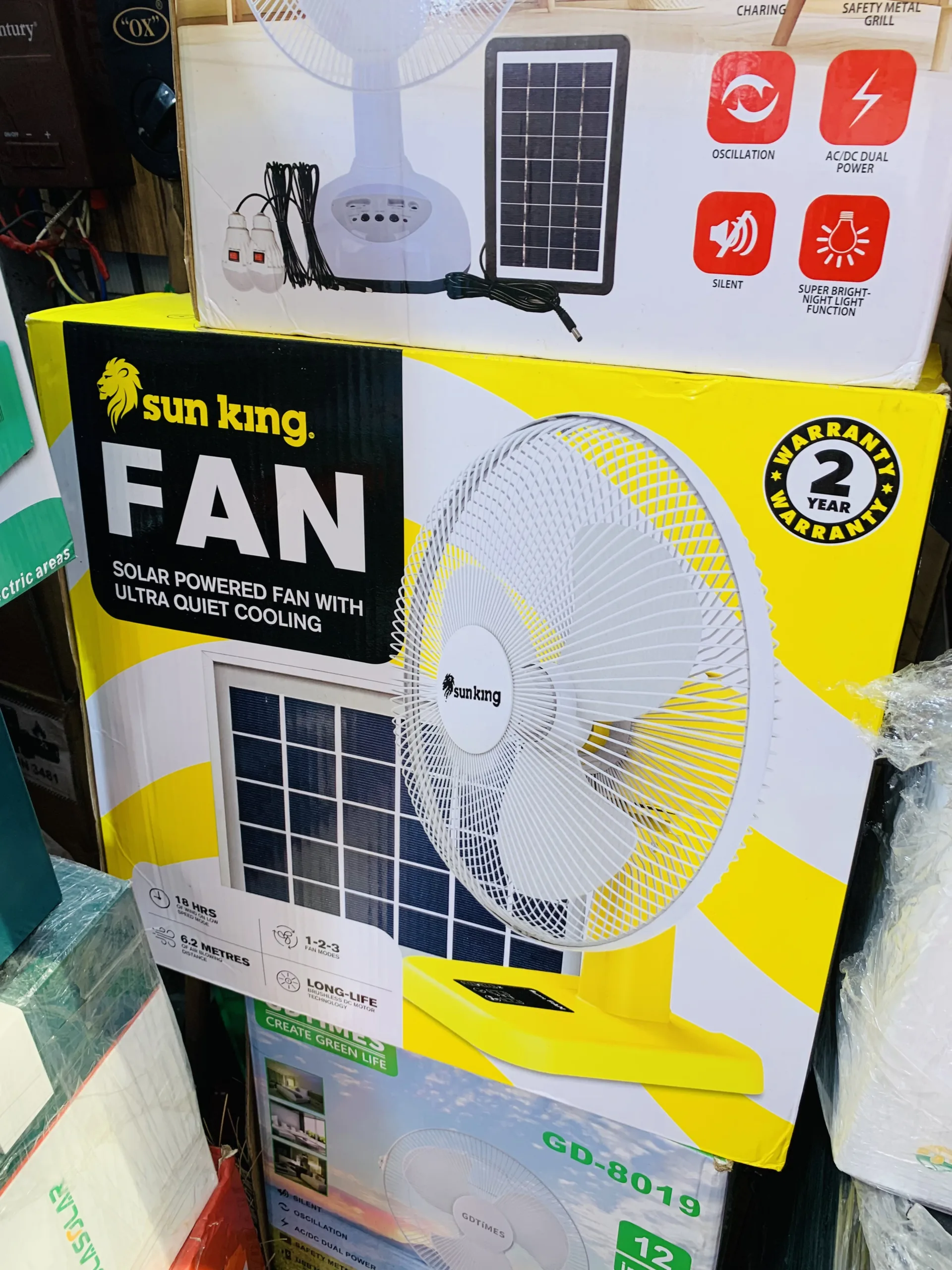 SunKing Solar Rechargeable Fan Price in Nigeria at Nature Solar Global ...