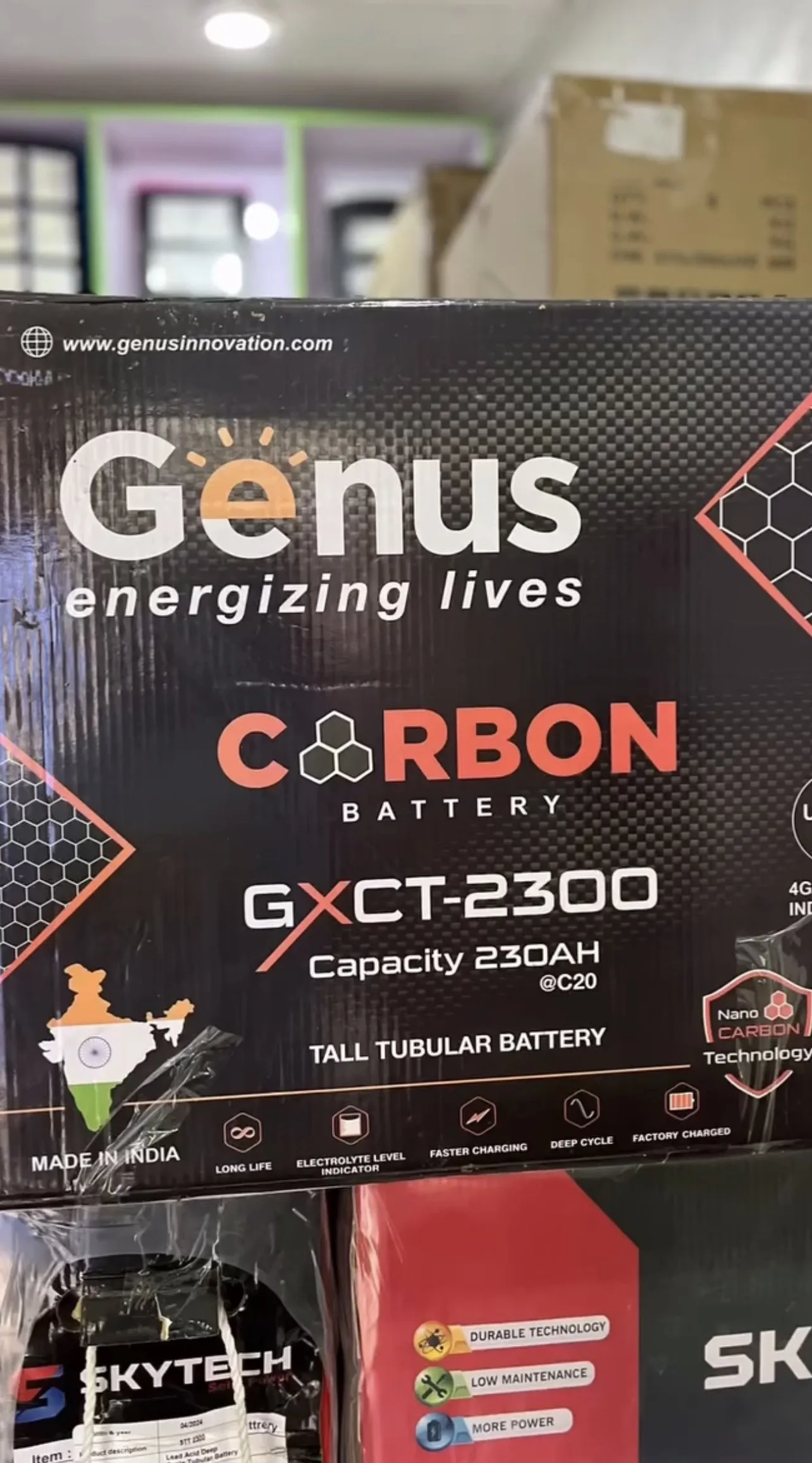 Genus Carbon 230Ah Tubular Battery Price in Nigeria at Nature Solar ...