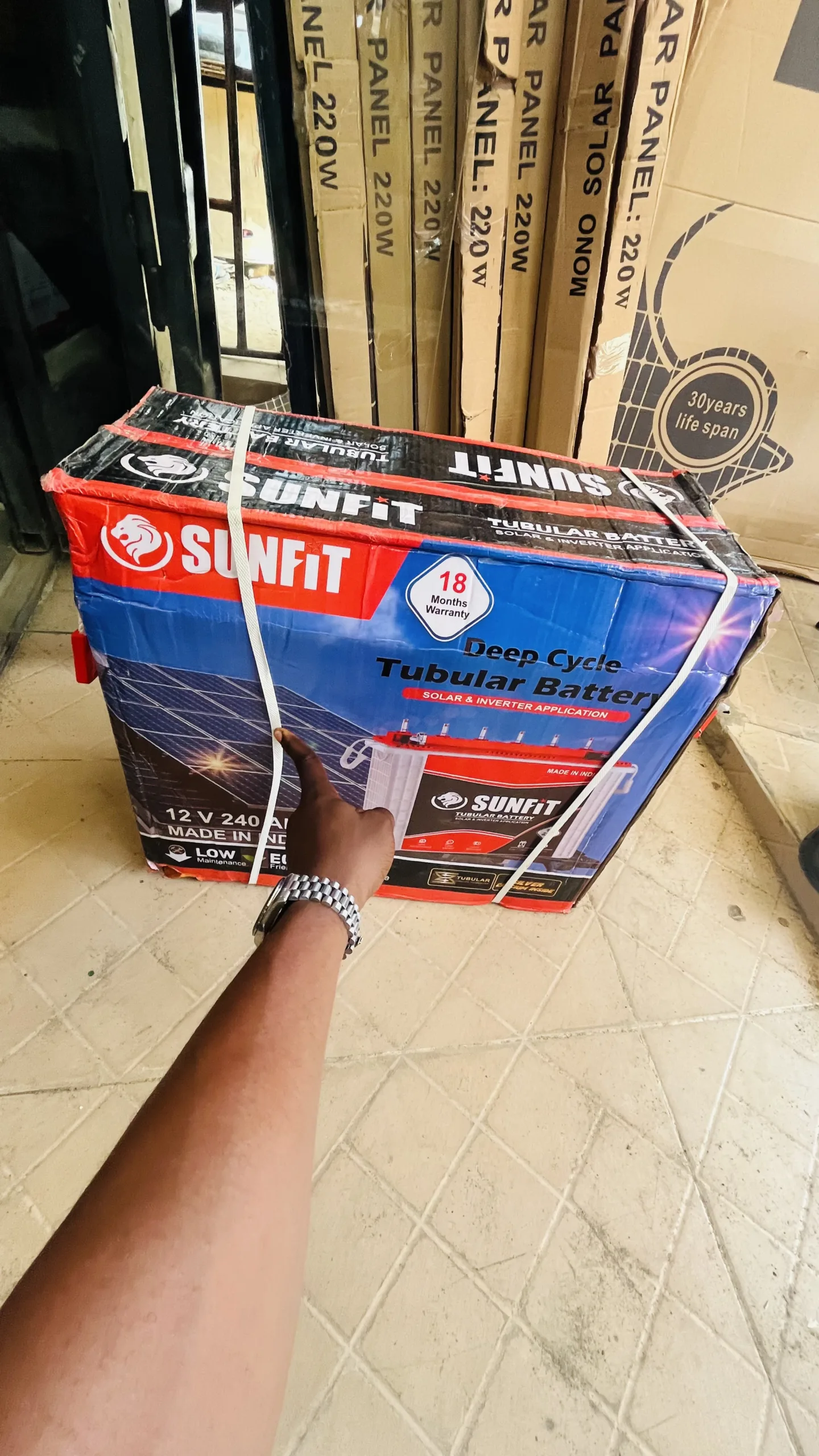 12V 270Ah SunFit Tubular Battery Price in Nigeria at Nature Solar ...
