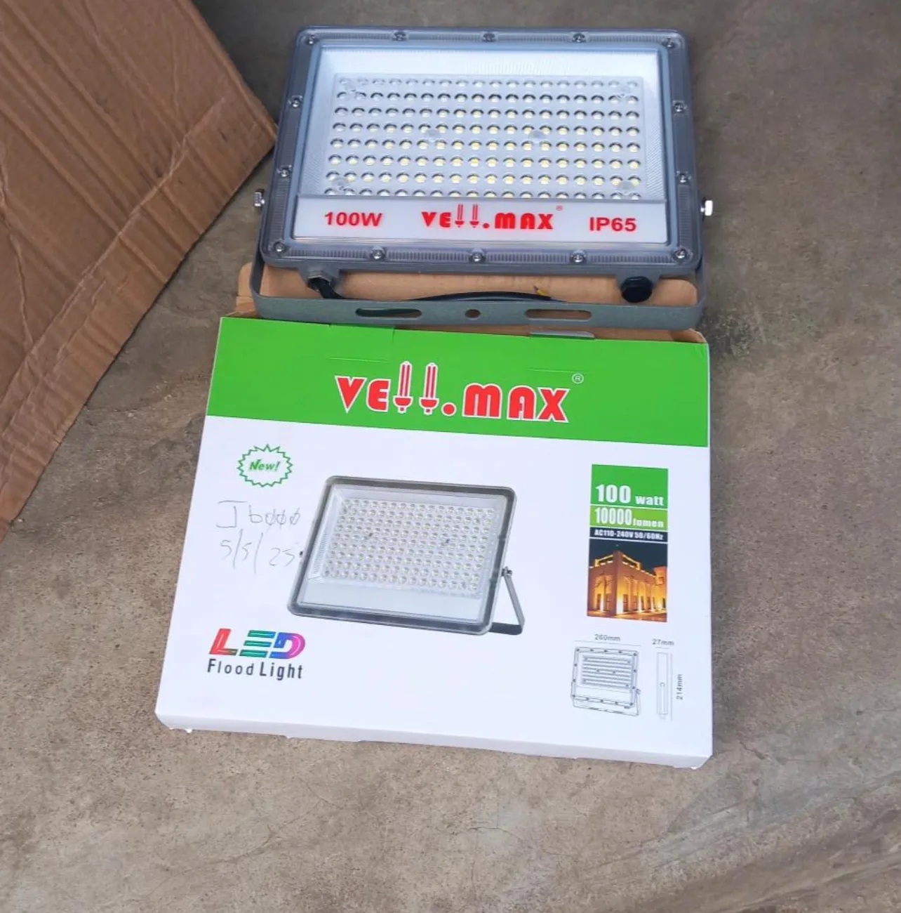 100W Ve Max Solar Flood Light Price in Nigeria at Nature Solar Global ...