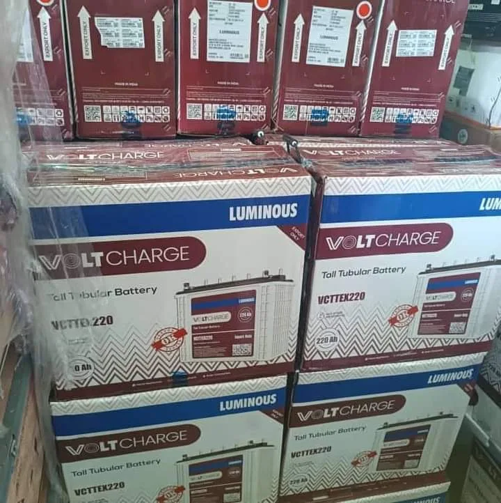 Luminous Volt Charge 220Ah Tubular Battery Price in Nigeria at Nature ...