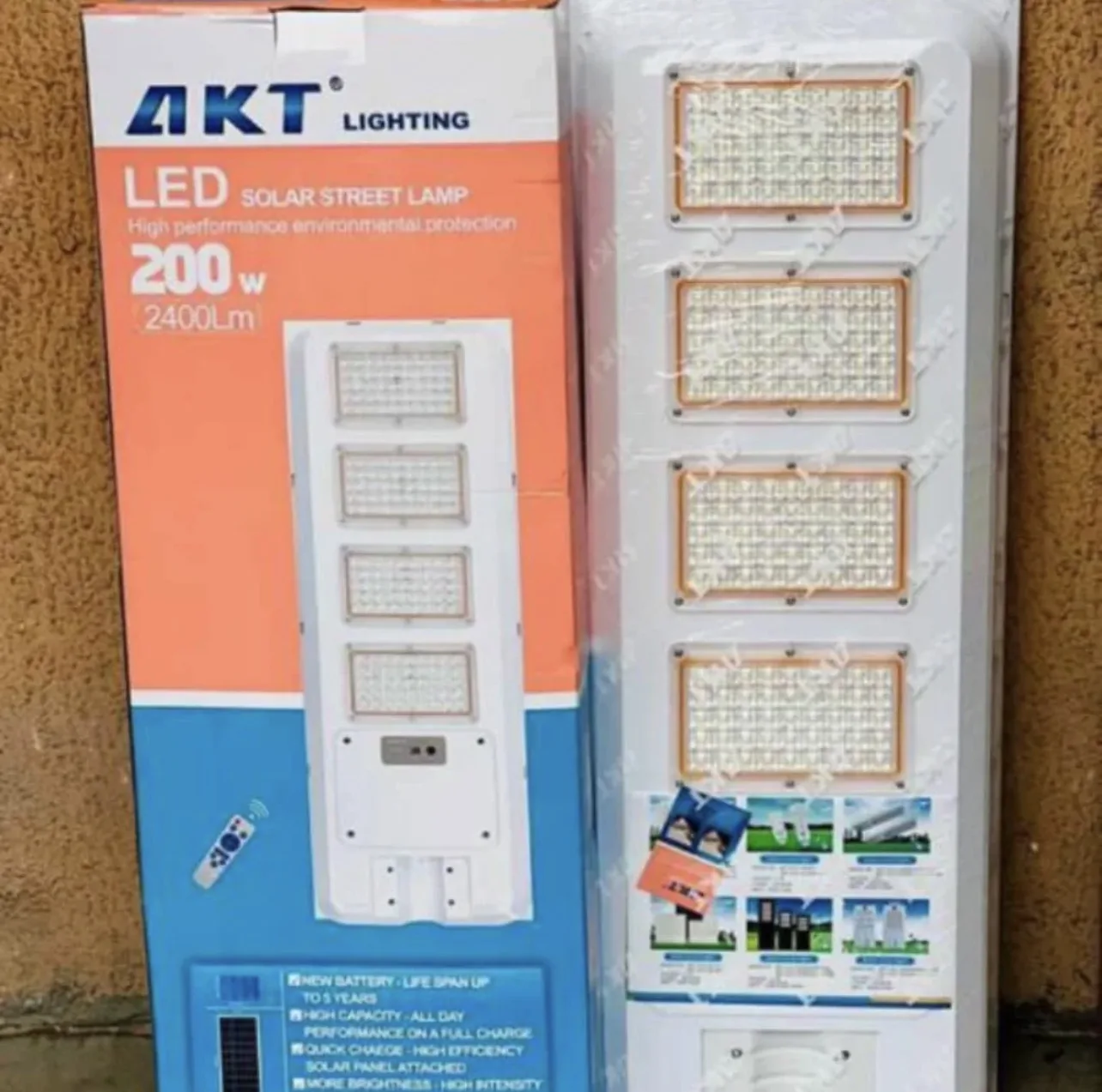 AKT Solar Street Light 200W Price in Nigeria at Nature Solar Global ...