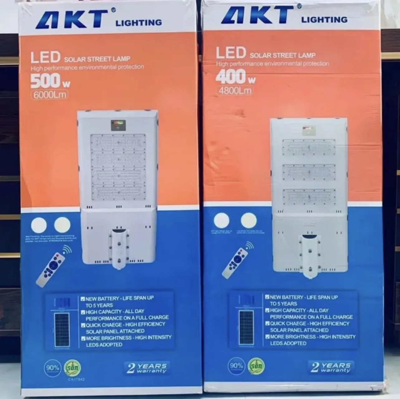 AKT Solar Street Light 500W Price in Nigeria at Nature Solar Global ...