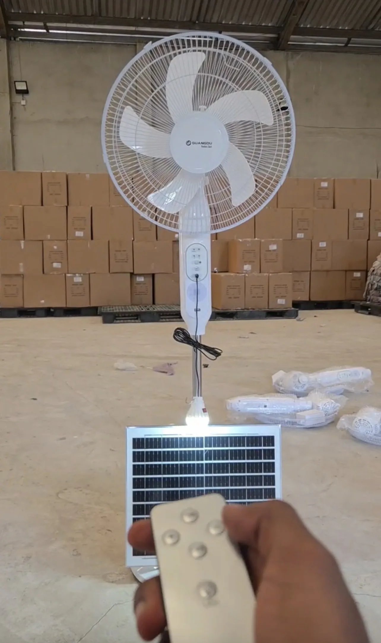 16” GUANGDU Solar Fan 25W Price in Nigeria at Nature Solar Global ...